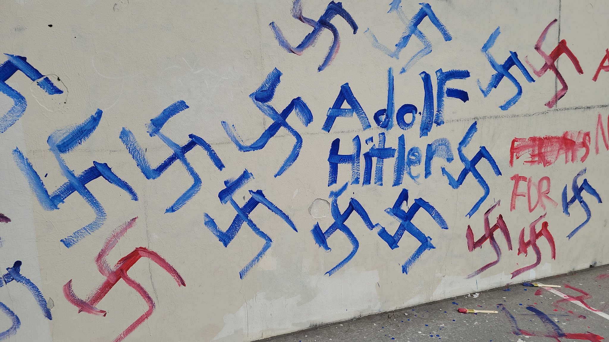 Hail Hitler or Teen Prank? 57 Swastikas Painted in Brooklyn Children's ...