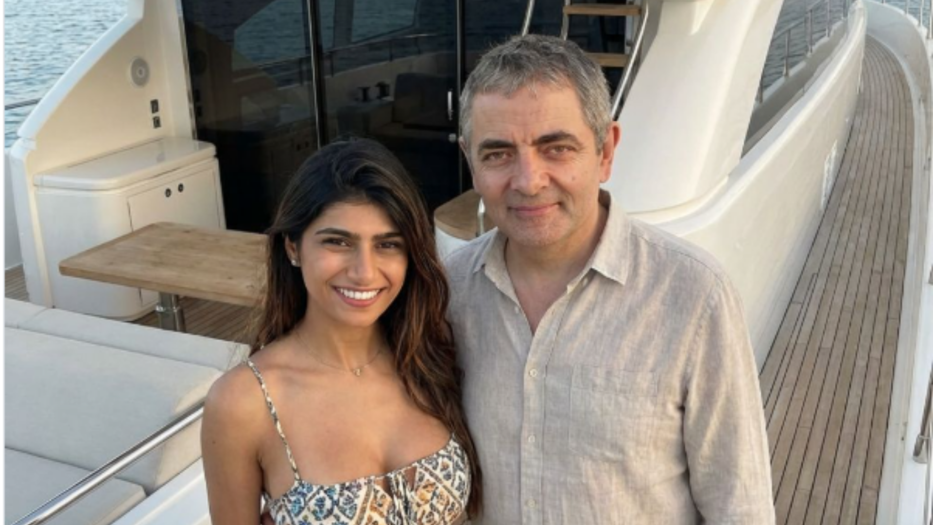 Is Mia Khalifa Dating Mr Bean? The Truth Behind That Viral Photo With ...