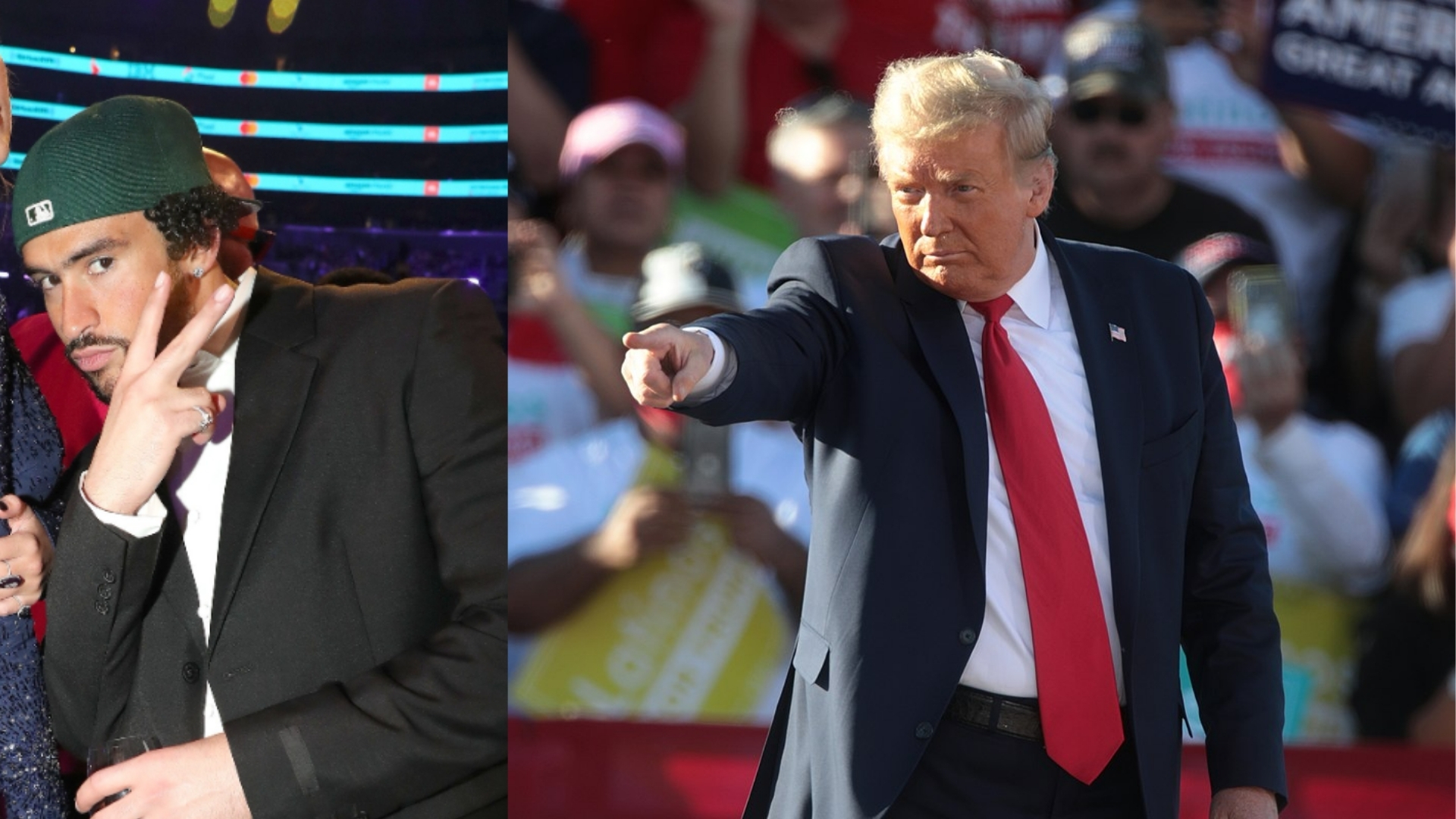 Video From Trump's Golf Club Party Reveals Bad Bunny Halftime ...