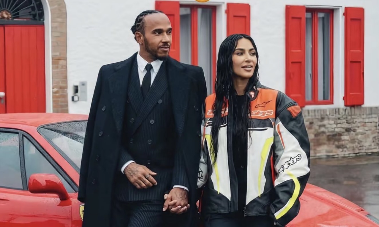 Kim Kardashian Lewis Hamilton Dating F1 Star Embraces Step Dad Era