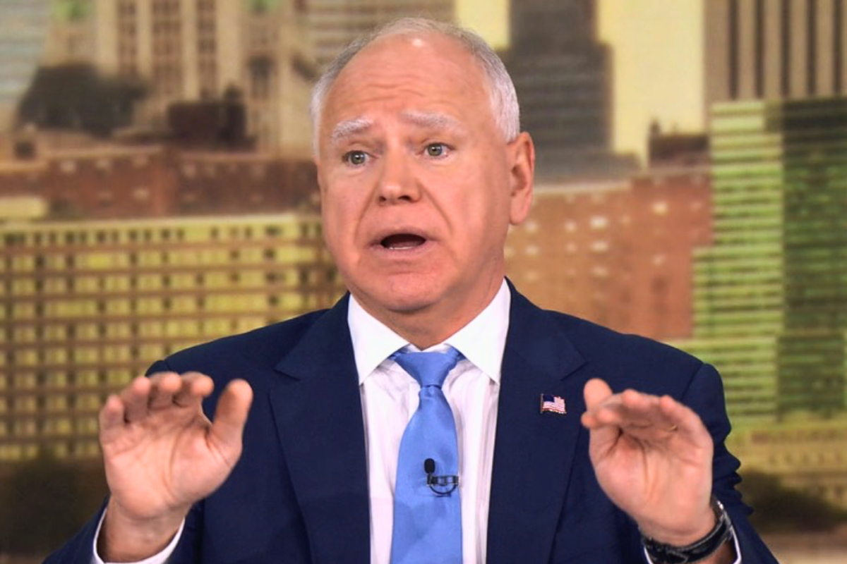 Tim Walz Says 'The President Has Lost His Mind' as Six-Word Tweet Goes ...