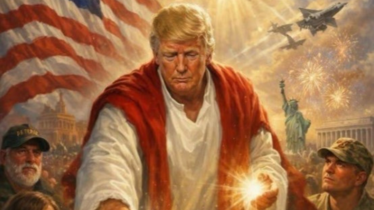 Donald Trump's 'Jesus' Image Explained: Critique Slams 'Sloppy ...