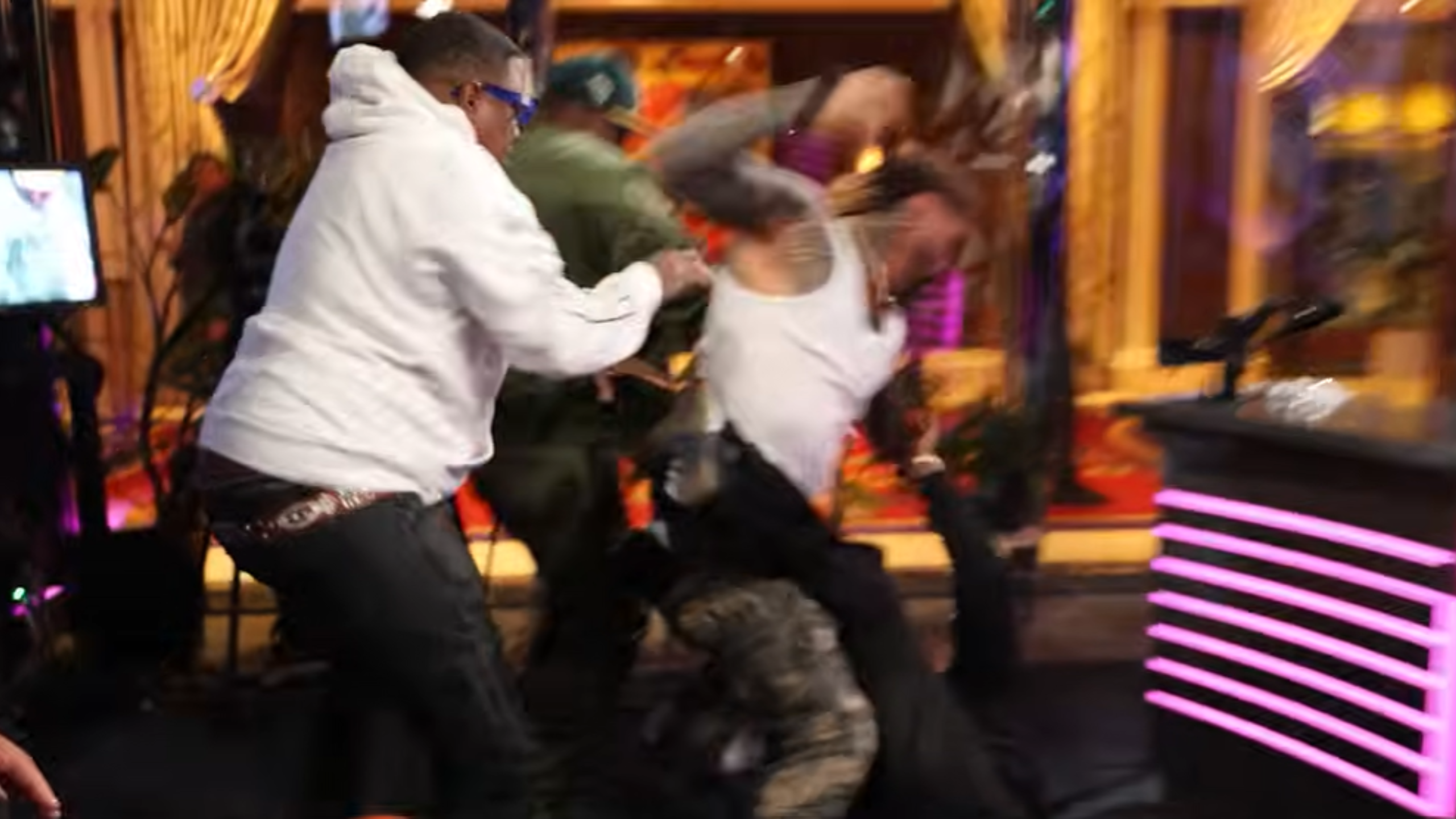 Was Jey Uso Attacking Cam'Ron Scripted? WWE Star and Rapper Brawl ...