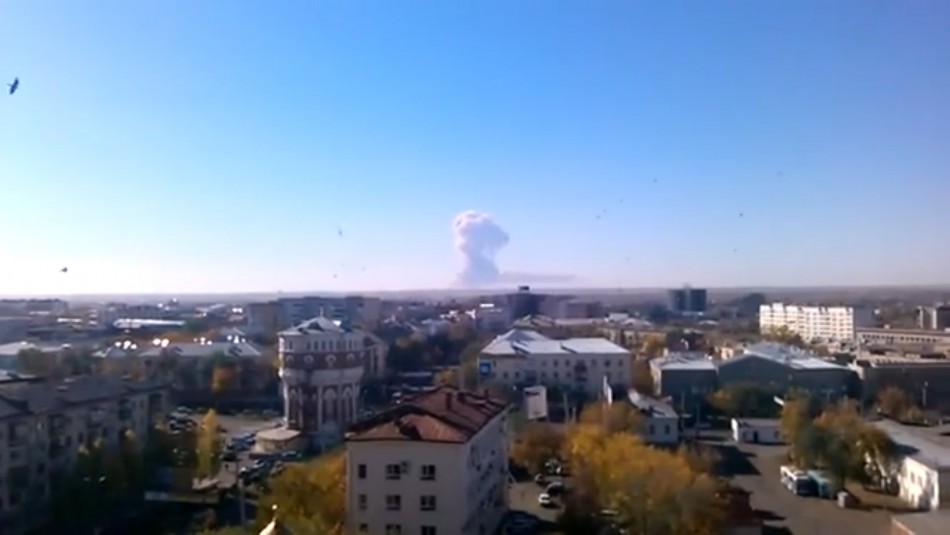 Russia: 4,000 Tons of Ammunition Explodes Triggering Mass Evacuation ...