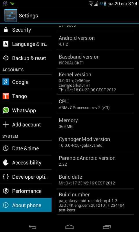 Galaxy S I9000 Gets Tablet UI with Paranoid Jelly Bean Custom ROM [How ...
