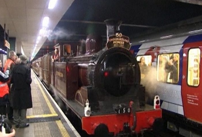 Steam train marks 150 years of London Underground | IBTimes UK