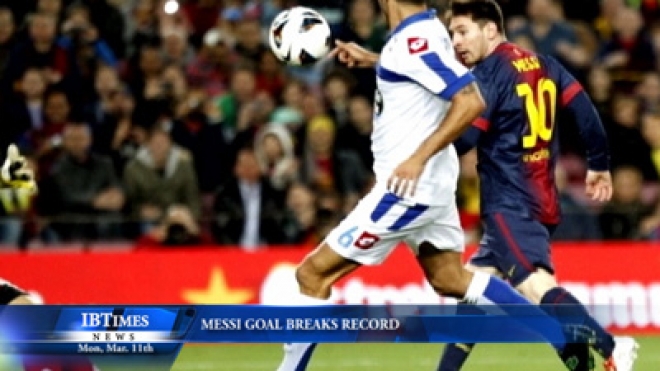 Messi Goal Breaks Record | IBTimes UK