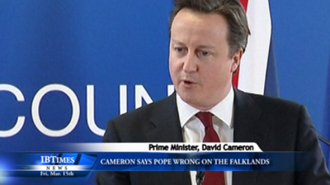 Cameron Says Pope Wrong On The Falklands | IBTimes UK