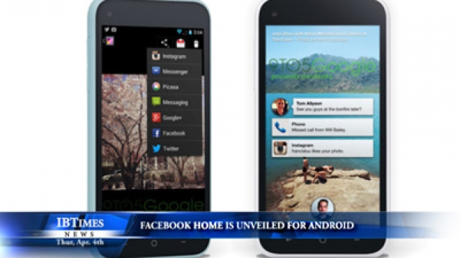 Facebook Home Is Unveiled For Android | IBTimes UK