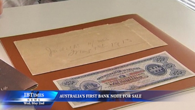 Australia First Bank Note For Sale | IBTimes UK