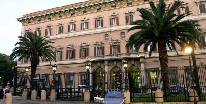Police Step Up Security Checks Around U.S. Rome Embassy