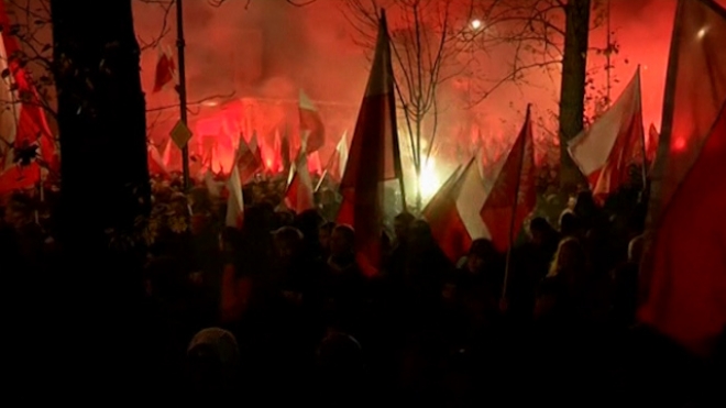 Firecrackers Thrown Outside Russian Embassy In Warsaw | IBTimes UK
